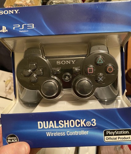 PS3 DUALSHOCK wireless CONTROLLER. SIXAXIS BRAND NEW SEALED Black | eBay