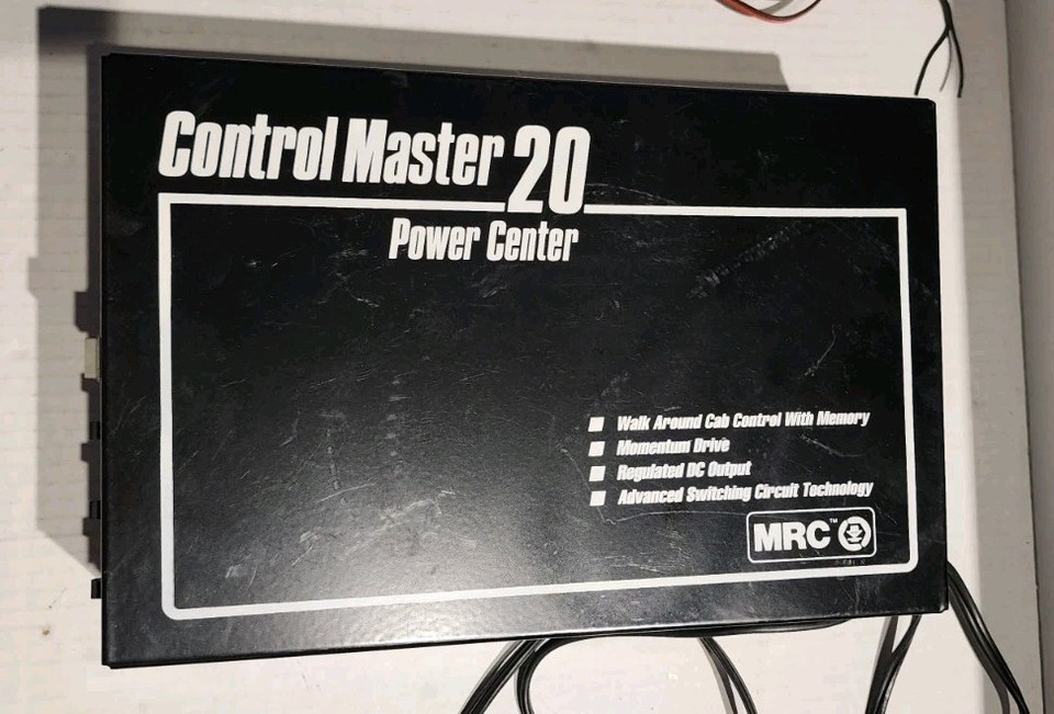 CONTROL MASTER 20 MRC HO N G Scale Trains Controller POWER CENTER w ...