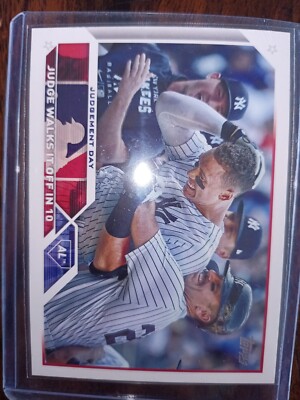 2023 topps aaron judge "judgement day" card | eBay