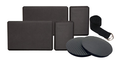 MUNE Set of 4 EVA High Density Yoga Blocks 2 Yoga Cushion Pads Yoga ...