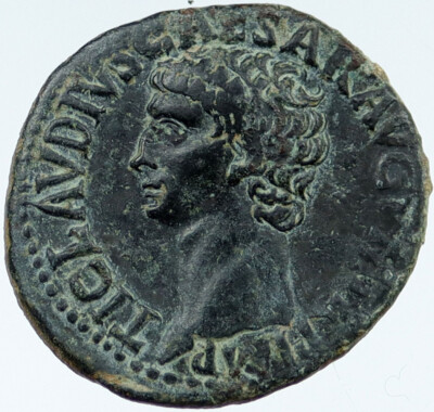 CLAUDIUS 41AD Rome Original Authentic Ancient Roman Coin LIBERTAS ...