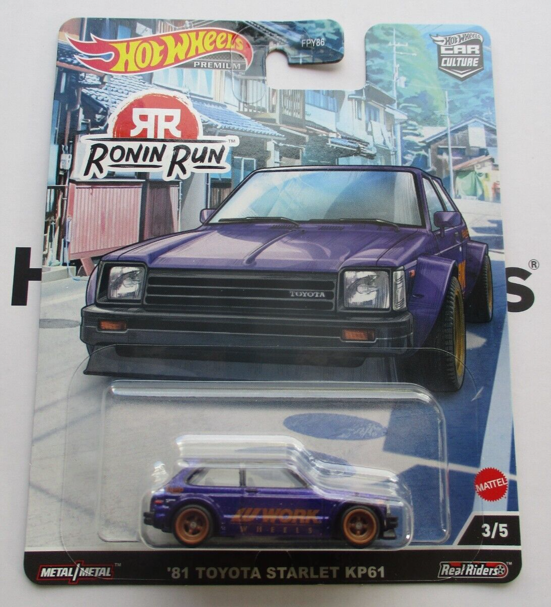 HOT WHEELS PREMIUM Ronin Run - '81 Toyota Starlet KP61 (#03/05) | eBay