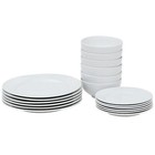 18-Piece Kitchen Dinnerware Set Service for 6 Include Bowls and Dishes ...