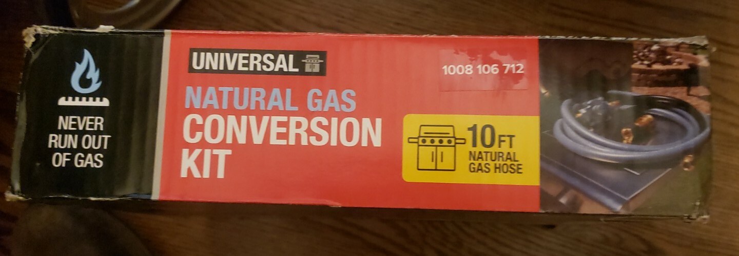 Universal Natural Gas Conversion Hose Kit 1001 534 592 New Open Box | eBay
