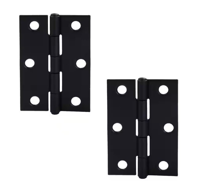 Everbilt 2 In X 2 In Satin Brass Narrow Utility Hinge