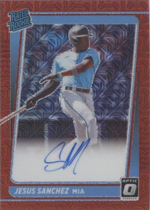 2021 Panini Donruss Optic - Rated Rookie Signatures Jesus Sanchez #RRS ...