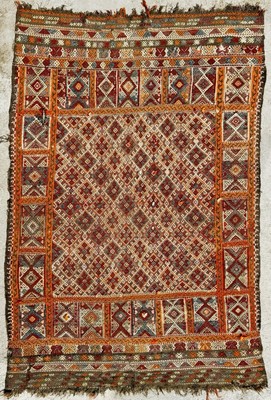 Beautiful Large Handmade Vintage Kilim Rug From Balikesir Turkey ...