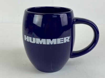 RARE Cobalt Blue HUMMER Logo Ceramic Coffee Mug | eBay