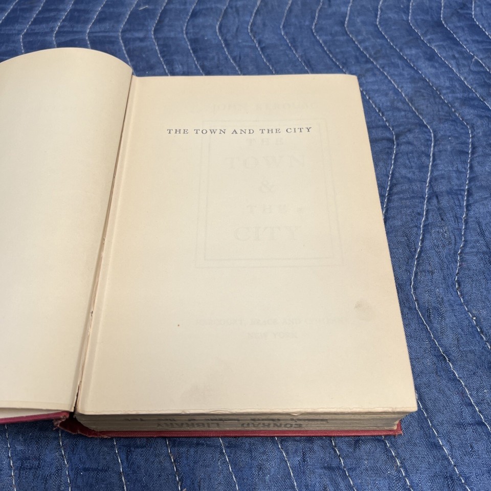 1950 Stated First Ed. of John (Jack) Kerouac's First Novel: The Town ...