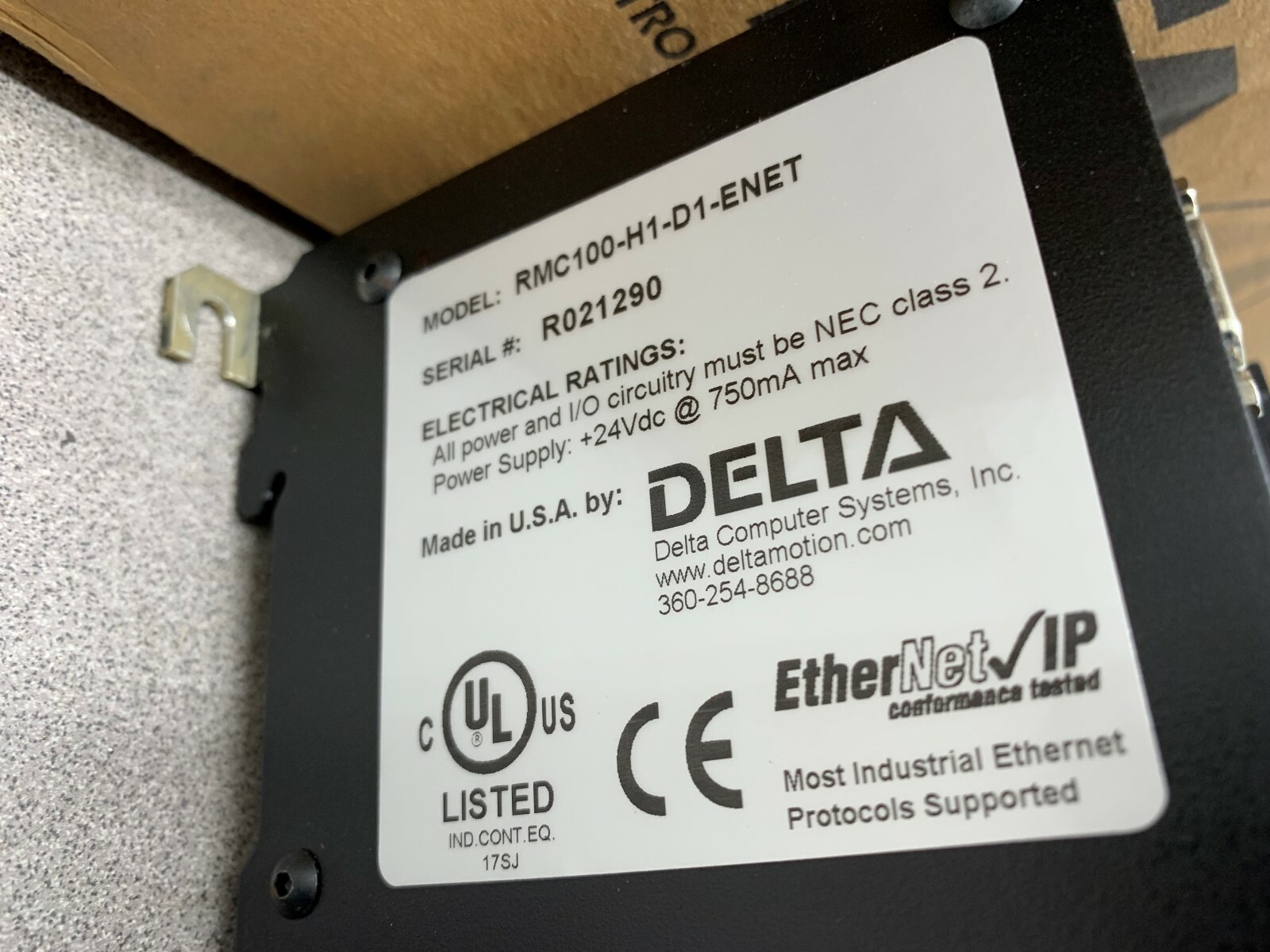 USED DELTA ETHERNET MOTION CONTROLLER RMC100-H1-D1-ENET | eBay