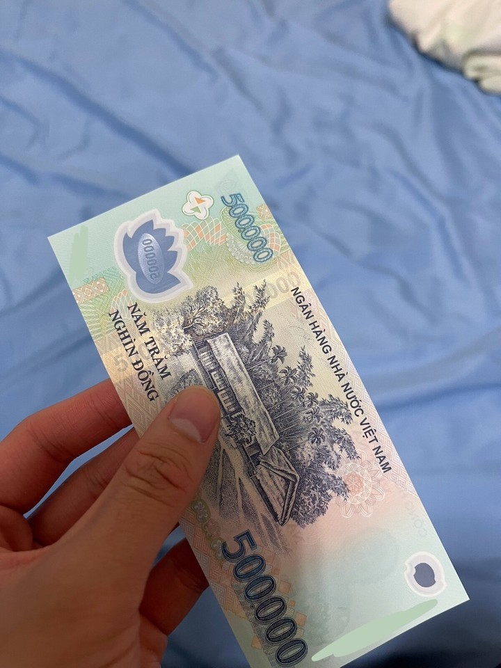 BRAND NEW 500,000 Vietnamese Dong VND Polymer Banknote Uncirculated ...