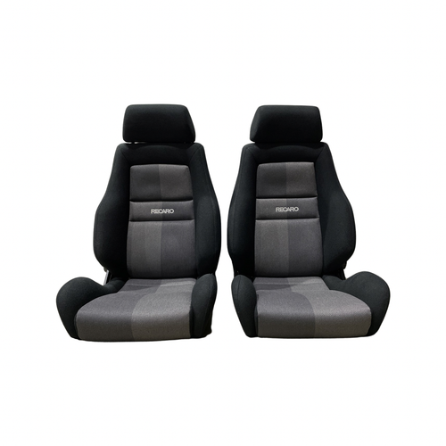 Genuine Recaro Seats LSB Monza Grey Block Headrests - Retrimmed (Pair ...