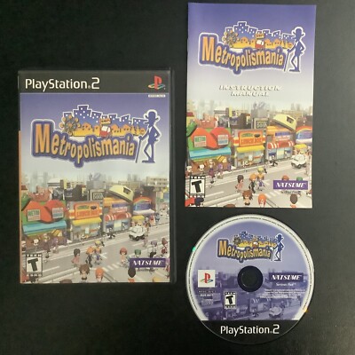 Metropolismania 1 PS2 PlayStation 2 Complete w/ Manual | eBay