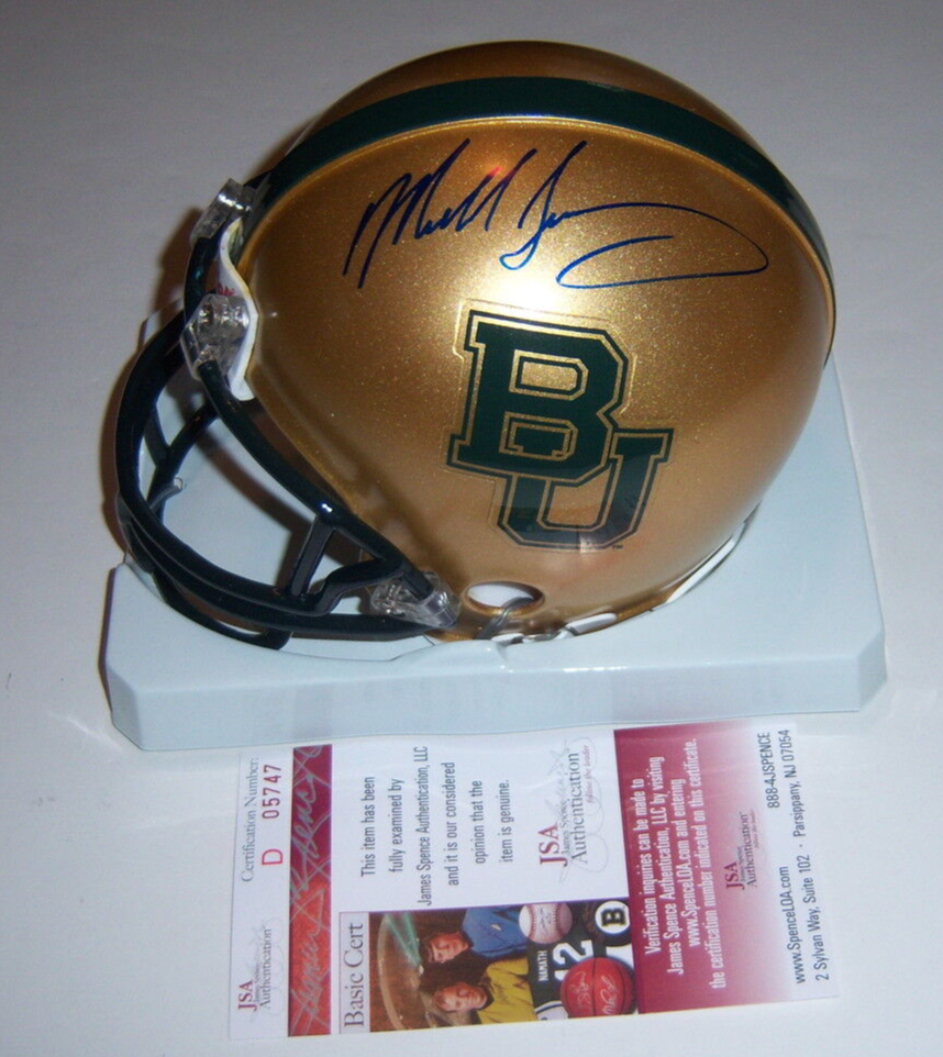 MIKE SINGLETARY BAYLOR BEARS,CHICAGO BEARS LAST ONE JSA/COA SIGNED MINI ...
