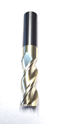 1" (1.00) CARBIDE END MILL 3 FLUTE ZrN COATED GWS CNC CUTTING TOOLS ...
