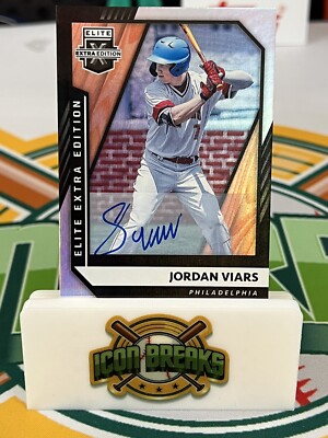 2021 Panini Elite Extra Edition Baseball Jordan Viars Auto | eBay