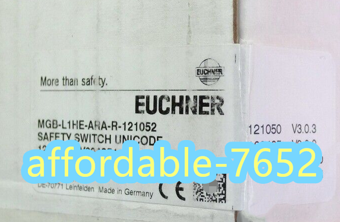 MGB-L1HE-ARA-R-121052 Euchner 121052 Safety switch Brand New Fast ...