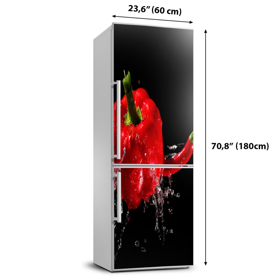 3D Refrigerator Wall Self Adhesive Removable Sticker Decal Food Two ...