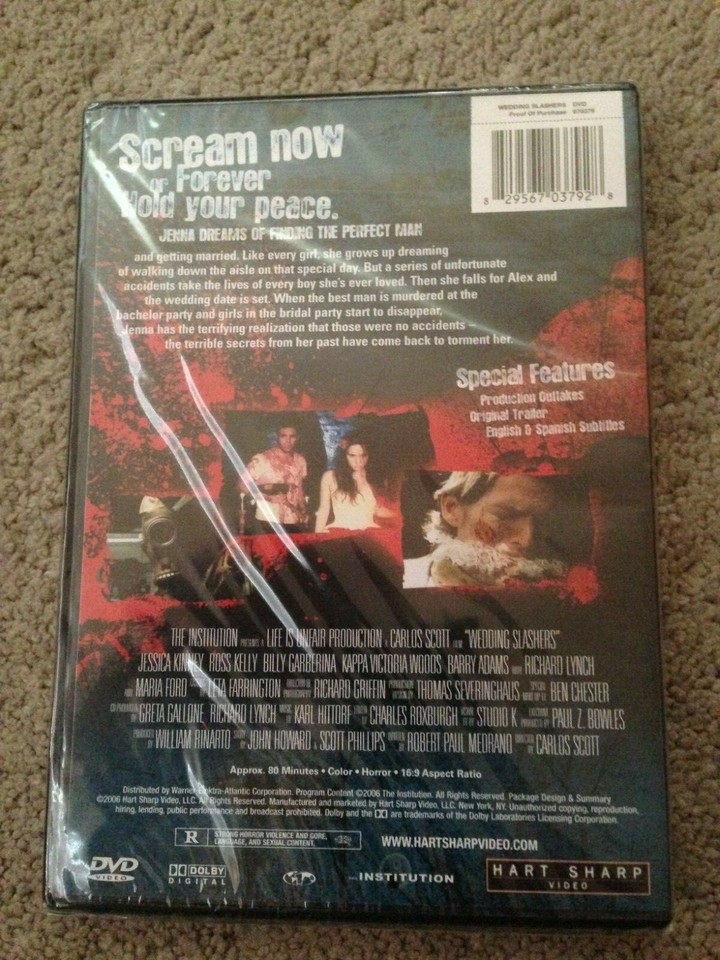 WEDDING SLASHERS DVD NEW 829567037928| eBay