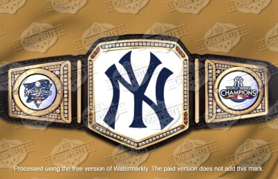 New York NY Yankees 27X MLB World Series Championship Belt Adult Size ...