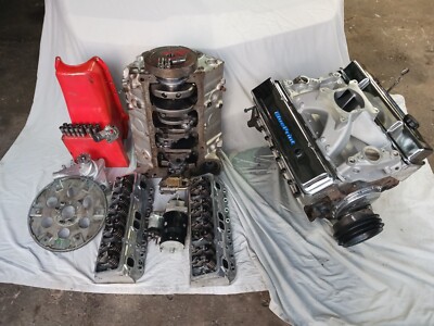 Chevy SBC 400 Engine Block Long Block W/ L48 Motor 350 SBC Edelbrock ...