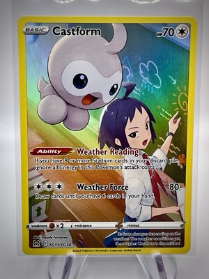Pokémon TCG Castform Lost Origin Trainer Gallery TG11/TG30 Holo Ultra ...