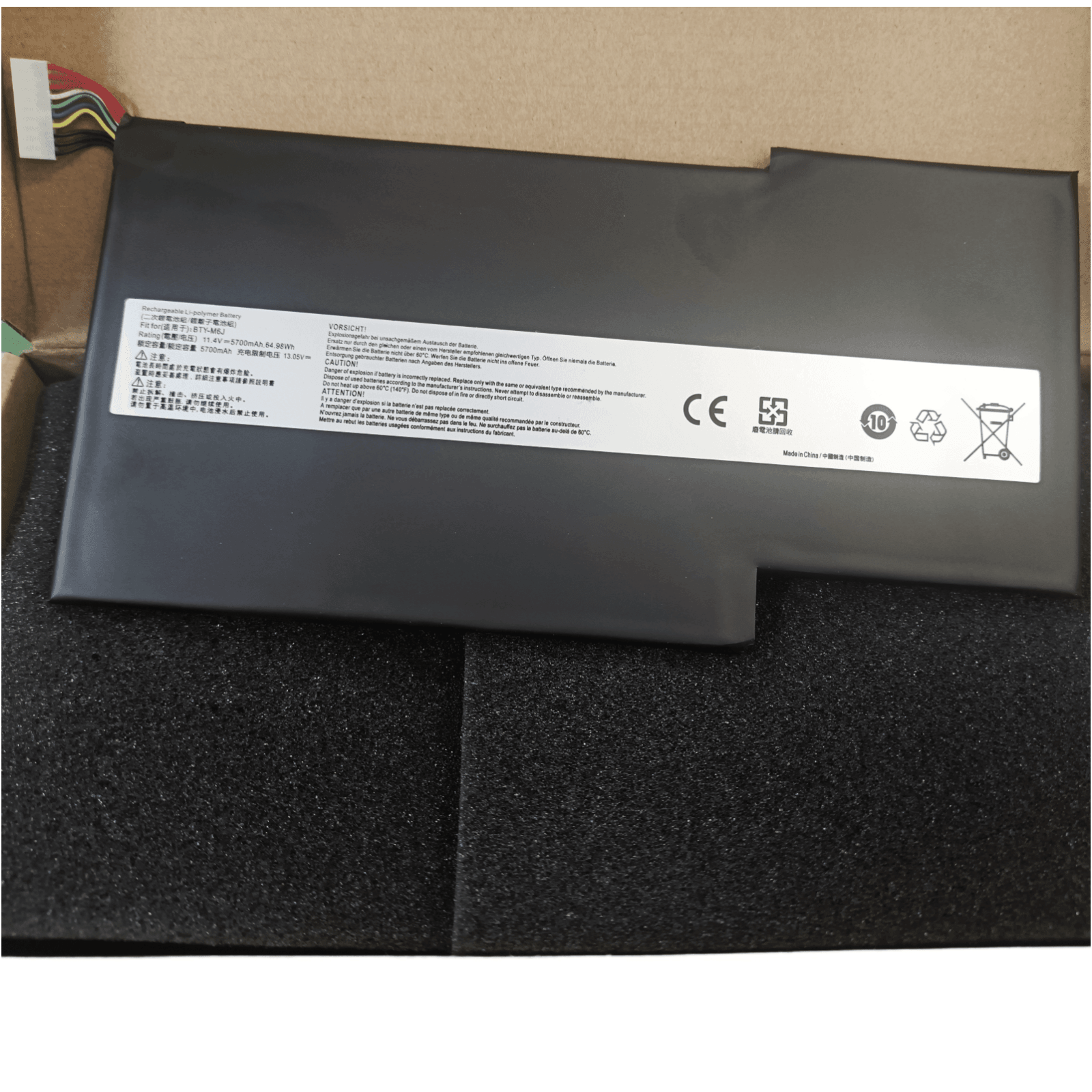 Genuine BTY-M6J Battery for MSI MS-16K2 MS-16K4 MS-17B1 MS-17B4 MS-17B7 ...