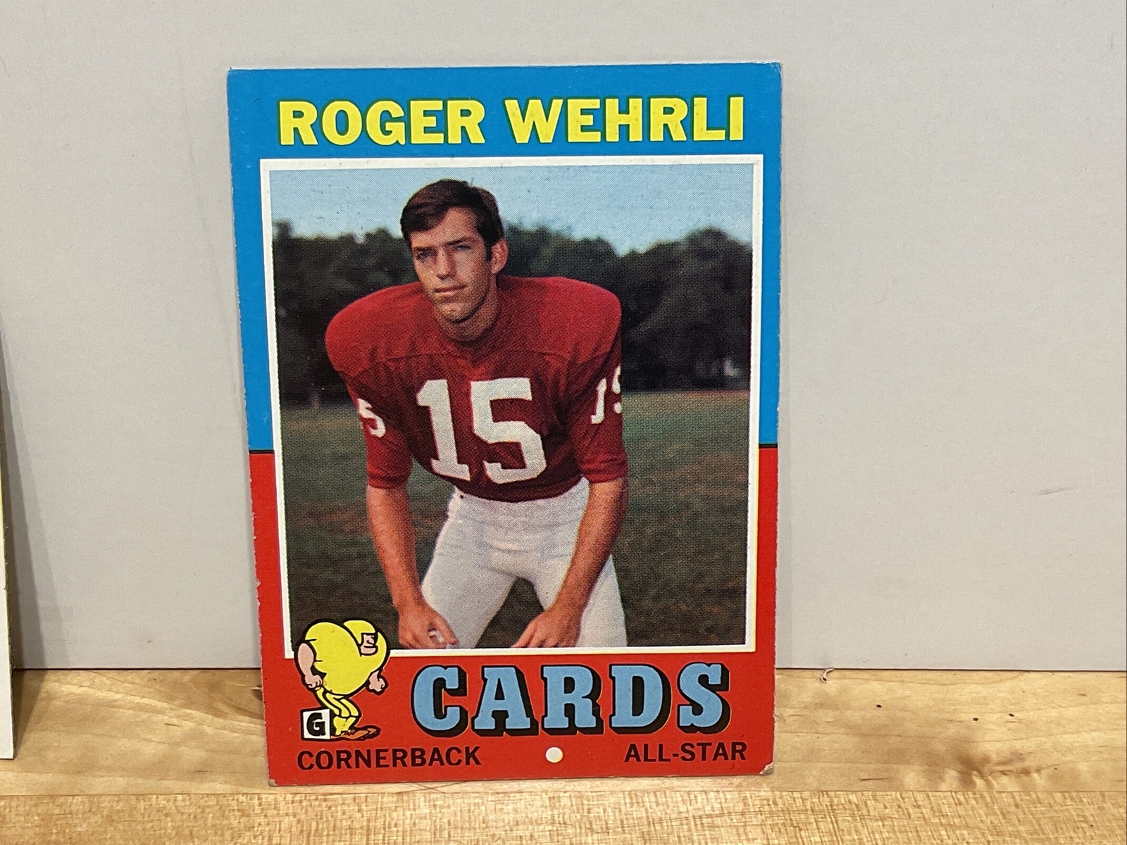 1971 Topps #188 Roger Wehrli Rookie Card Team: St. Louis Cardinals Plus ...