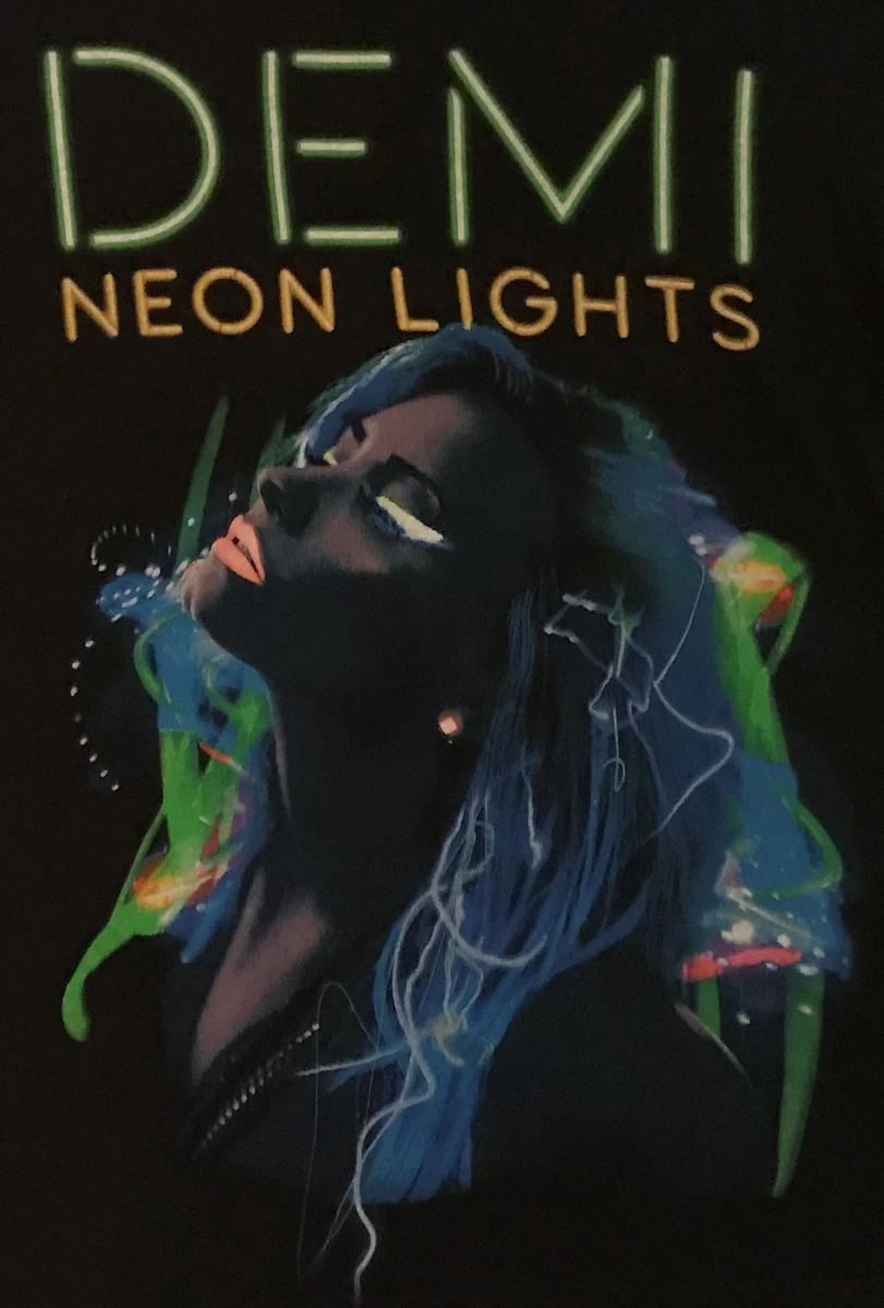 Demi Lovato Neon Lights Tour Poster
