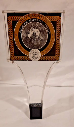 VINTAGE OLD RASPUTIN RUSSIAN IMPERIAL STOUT ICONIC BAR DRAFT BEER TAP ...