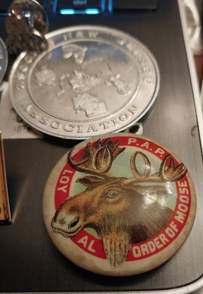 Vintage Moose Supreme Governor Coins (4), Chicago Convention, PAP ...