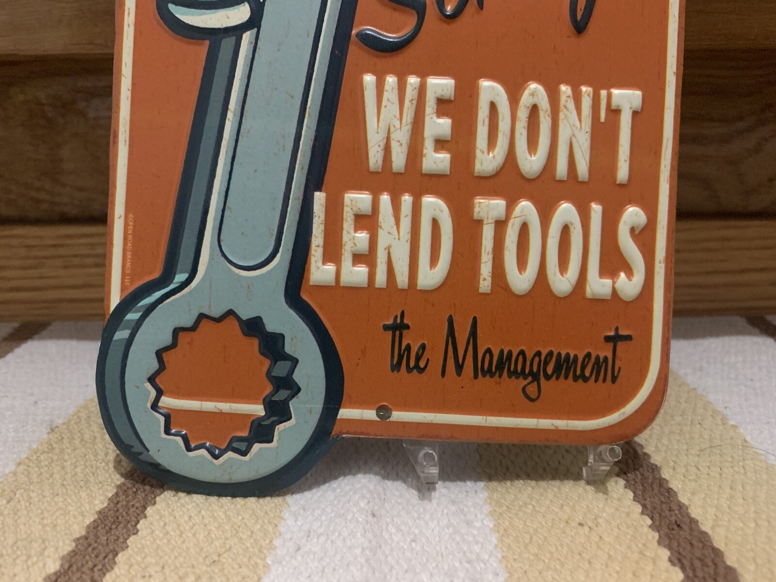Don’t Lend Tools Metal Sign Vintage Style Wall Decor Management Parts ...