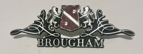 Vintage Original Chrysler Brougham Emblem OEM #3810011 New Yorker Roof ...