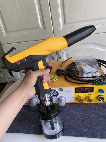 Powder Coating Machine Electrostatic Powder Spray Machine for Lab | eBay