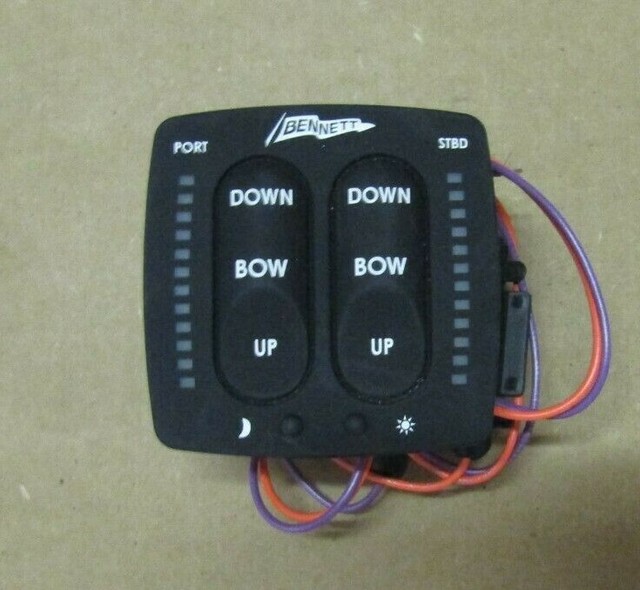 Bennett Trim Tab Indicator Control Switch With LCD Lighting EIC001 for sale online | eBay