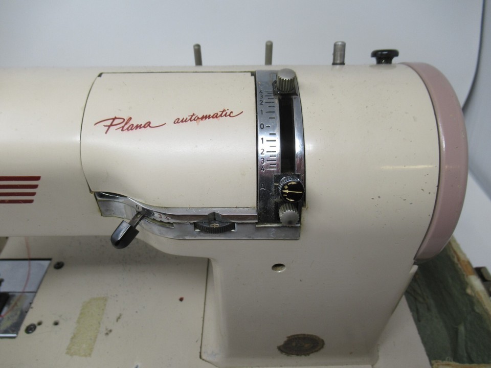 VINTAGE ELNA PLANA AUTOMATIC 722010 SUPERMATIC SEWING MACHINE W/ 16 CAM ...
