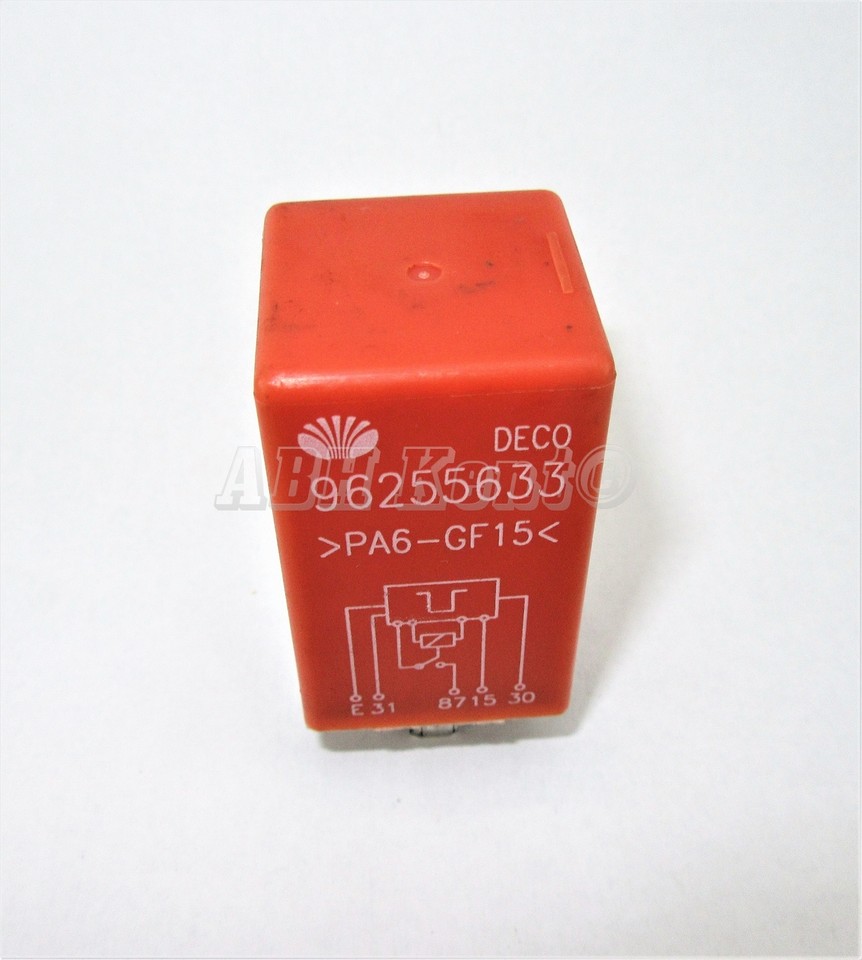 581-Chevrolet Daewoo (95-13) 5 Blade (Pin) Brown Deco Relay 96255633 ...