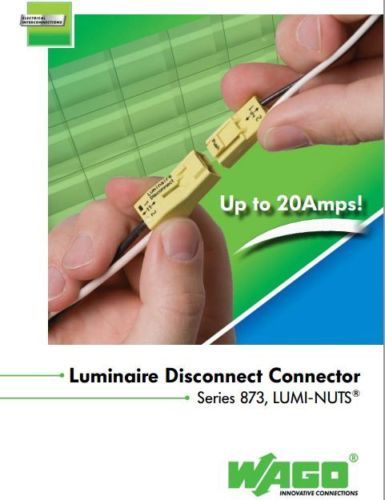 2,500 pcs Wago 873-902 Luminaire Lumi-Nuts Disconnect - AUTHORIZED WAGO ...