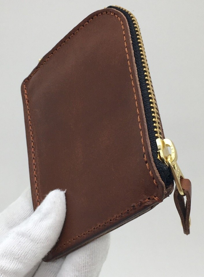 Tochigi Leather Coin Mini Wallet Men Women Made in Japan Full Vegetable ...