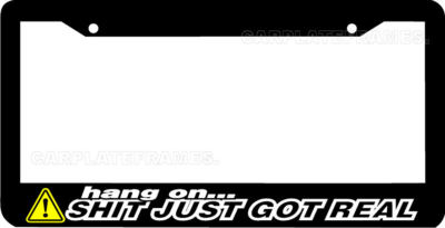 HANG ON SH*T JUST GOT REAL jdm low slow lowered japan License Plate ...