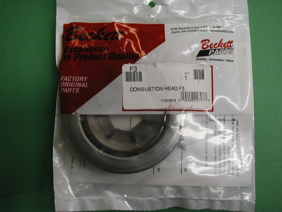 Beckett AF, AFG, SR Oil Burner RETENTION HEAD F3, F/3 & Universal ...