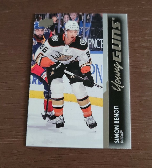 2021-22 Upper Deck Series 1 - Young Guns #228 Simon Benoit (RC) for ...