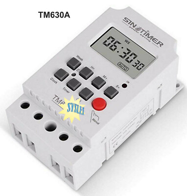 Timer temporizzatore 30 A. 220V.programmabile giornaliero-settimanale ...