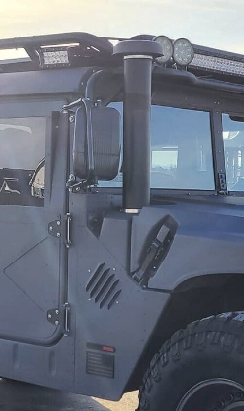 GREEN Air Intake Snorkel Tube and reducer. No Cap. fits HUMVEE Military ...