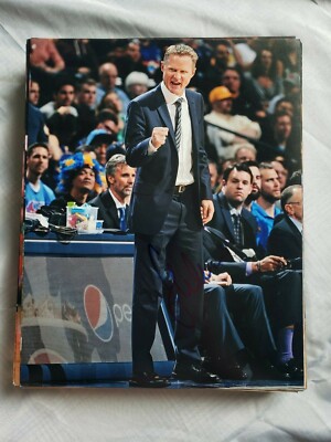 STEVE KERR GOLDEN STATE WARRIORS SIGNED AUTOGRAPHED 8x10 PHOTO COA ...