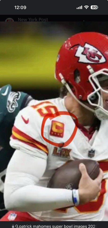 Chiefs Captains Patch 3” Kansas City Iron On Embroidered | eBay