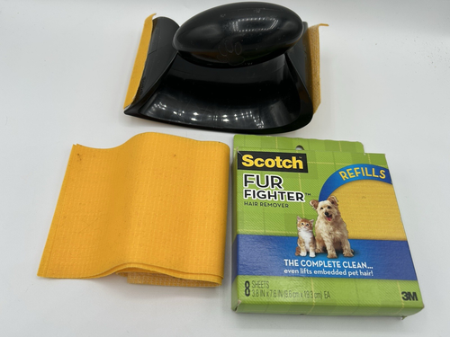 Scotch Fur Fighter Handle with 4 Sheets and 8 pk Refills Pet Hair ...