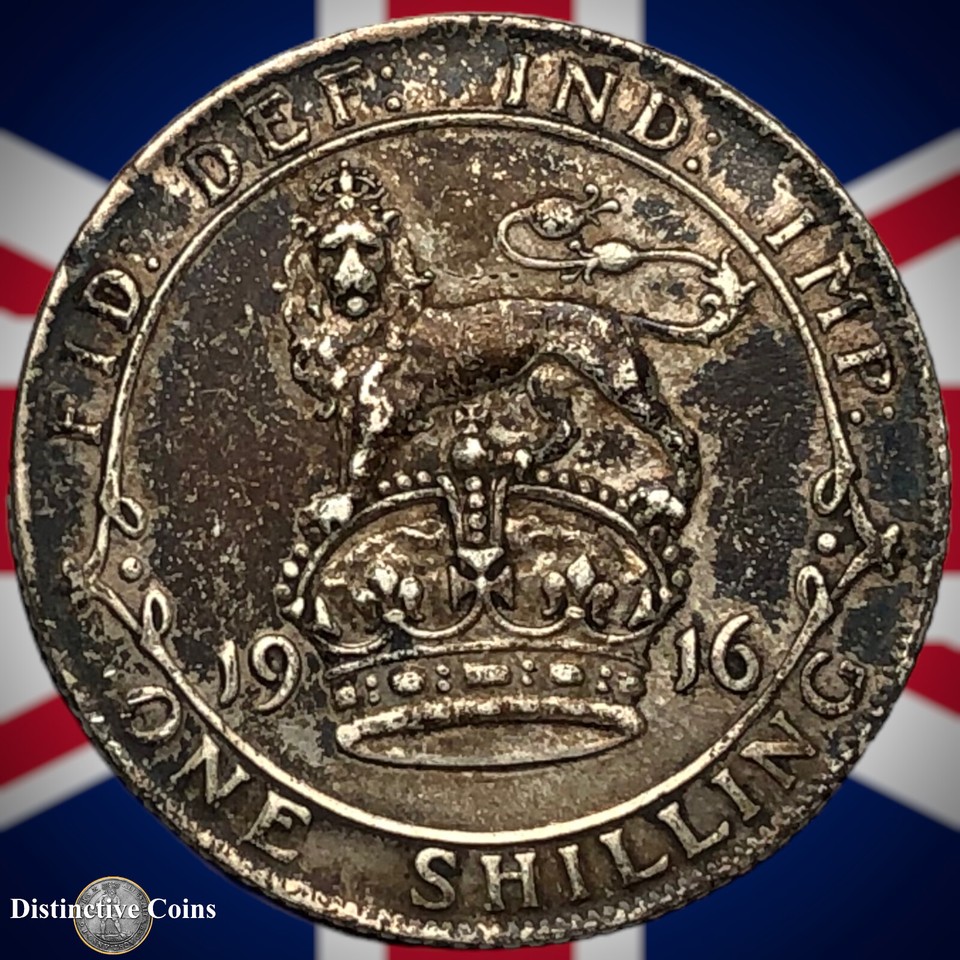 Great Britain 1916 One Shilling GB0961 | eBay
