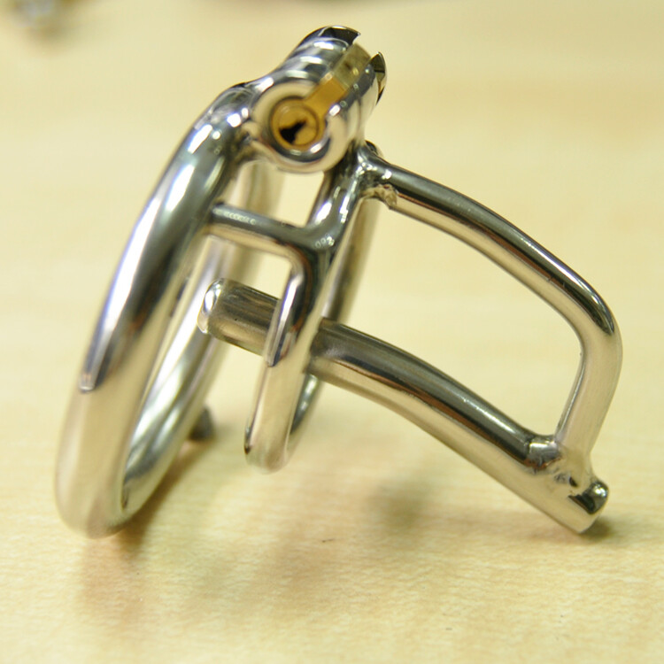 Stainless Steel Male Chastity Device Belt Super Small Short Cage Ring ...