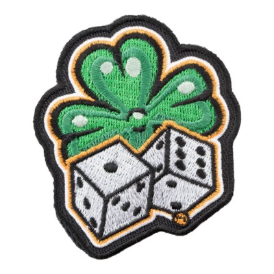 Lucky Sevens Shamrock Dice Craps Patch, Gambling Patches | eBay
